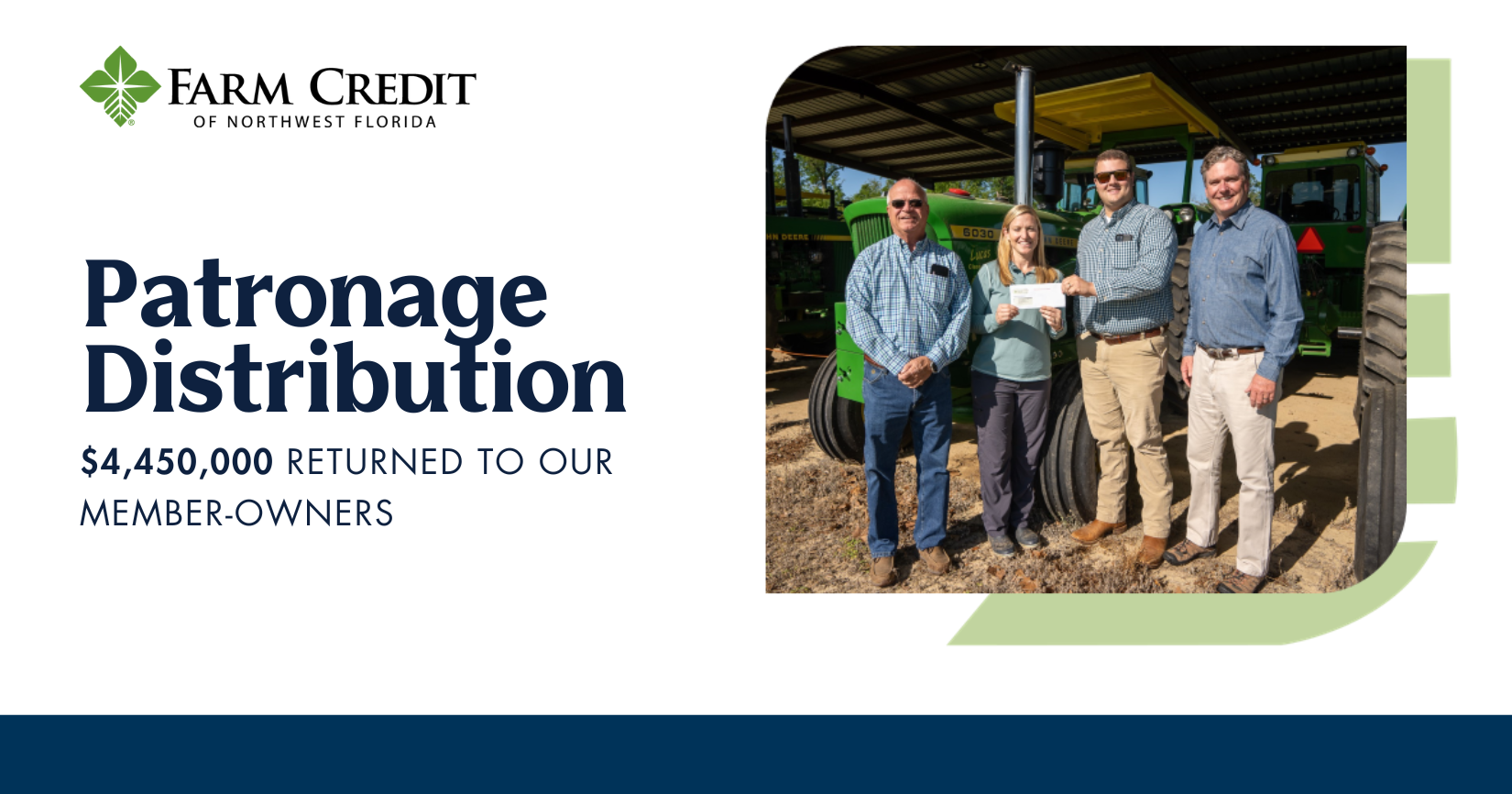 Farm Credit of Northwest Florida Distributing $4.45 Million in Patronage to Member-Borrowers ...